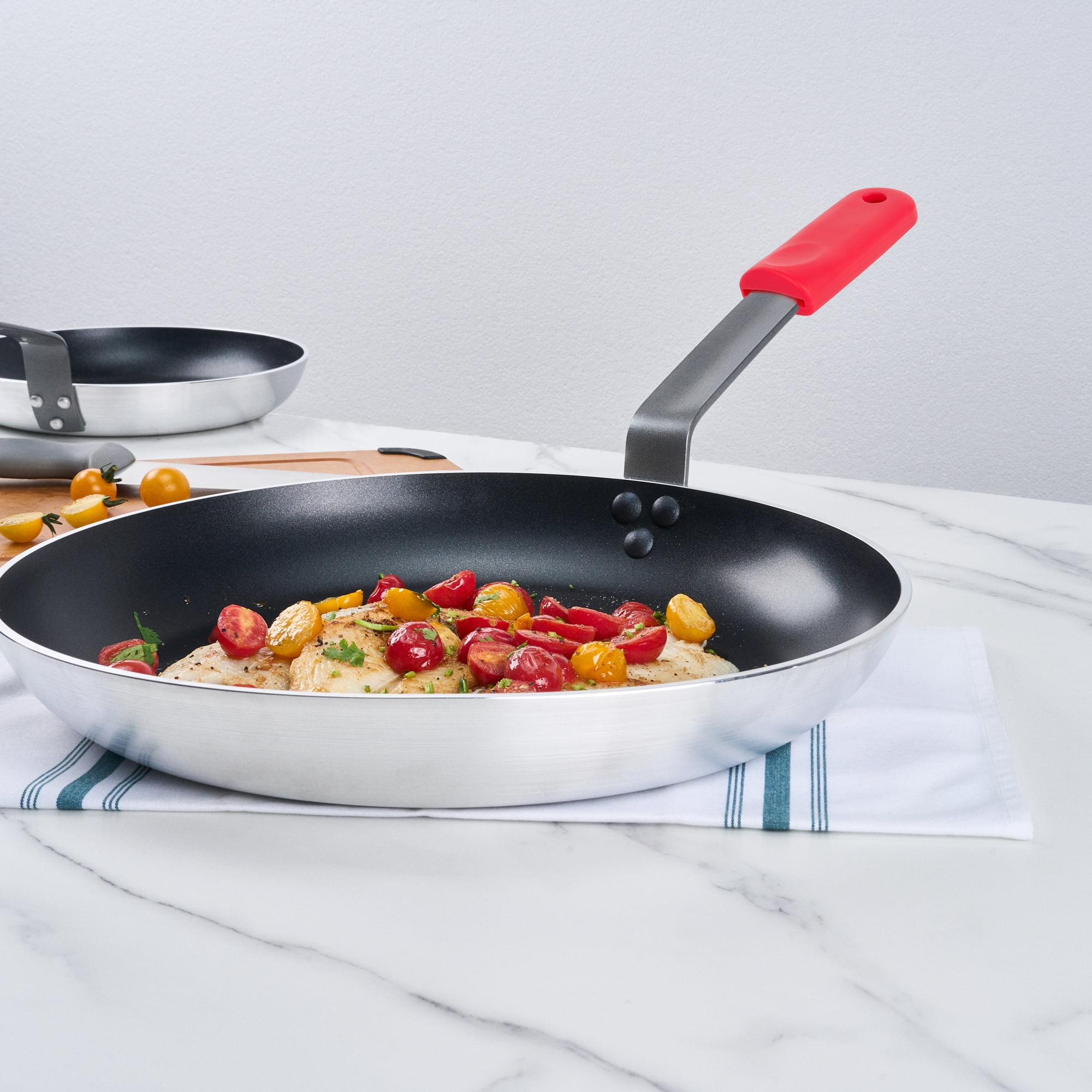 Bundle: Met Lux 16 Inch Frying Pan, 1 Induction-Ready Cooking Pan With ...