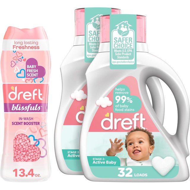 Bundle Of Stage 2: Laundry Detergent Liquid Soap, 64 Total Loads (Pack ...