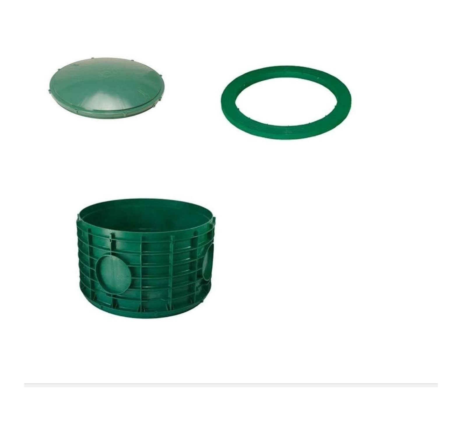 Bundle Riser, Domed Lid & Adapter Ring for Septic (12 inch high riser ...