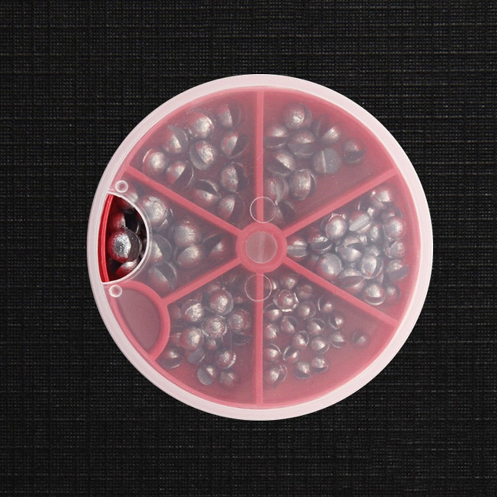 Bundle and Save, 100 Fishing-Egg Bullet Rig Sinkers, Lead Weight Split ...