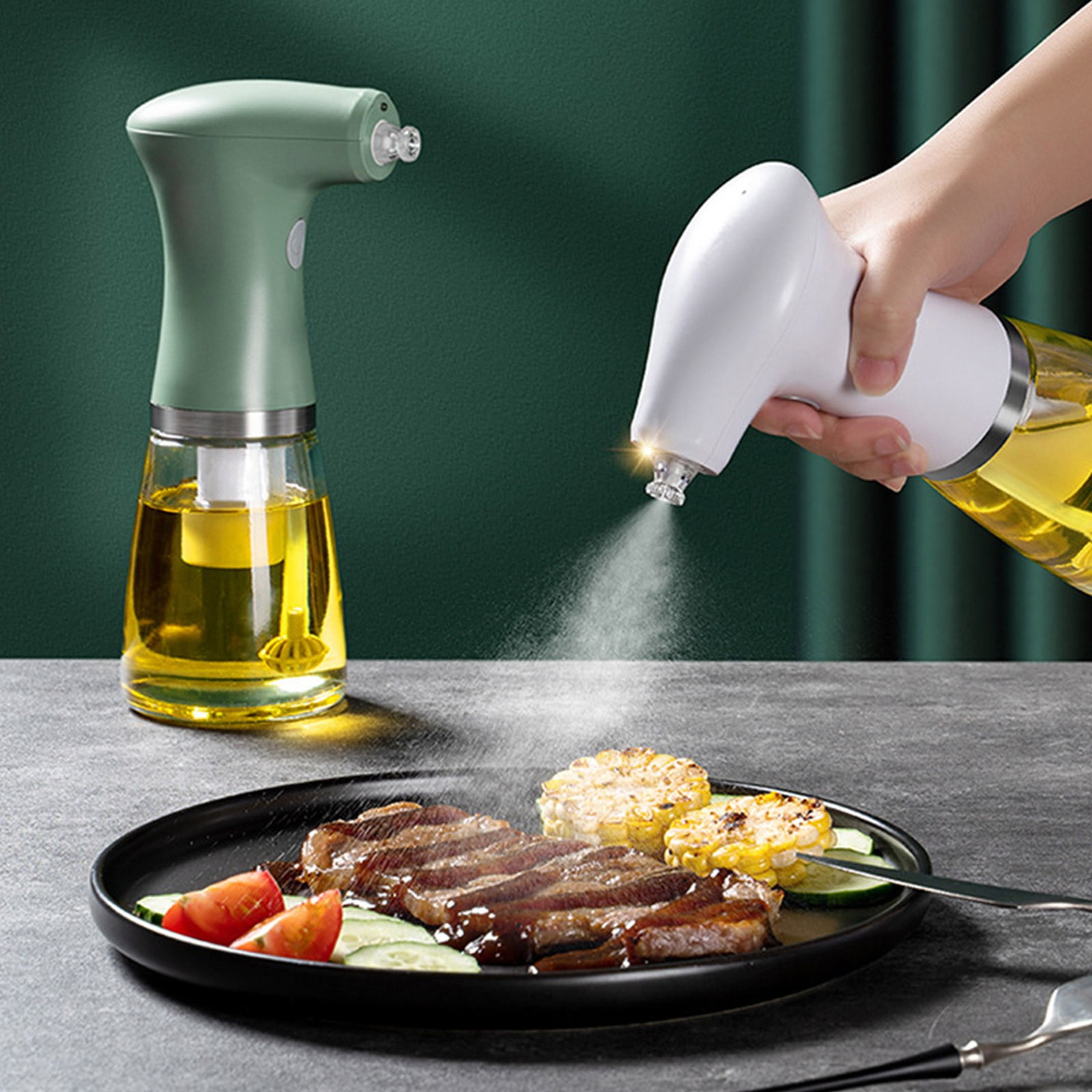 Bundle & Save, Spray Kettle Kitchen Pressurized Atomizing Spray Bottle ...