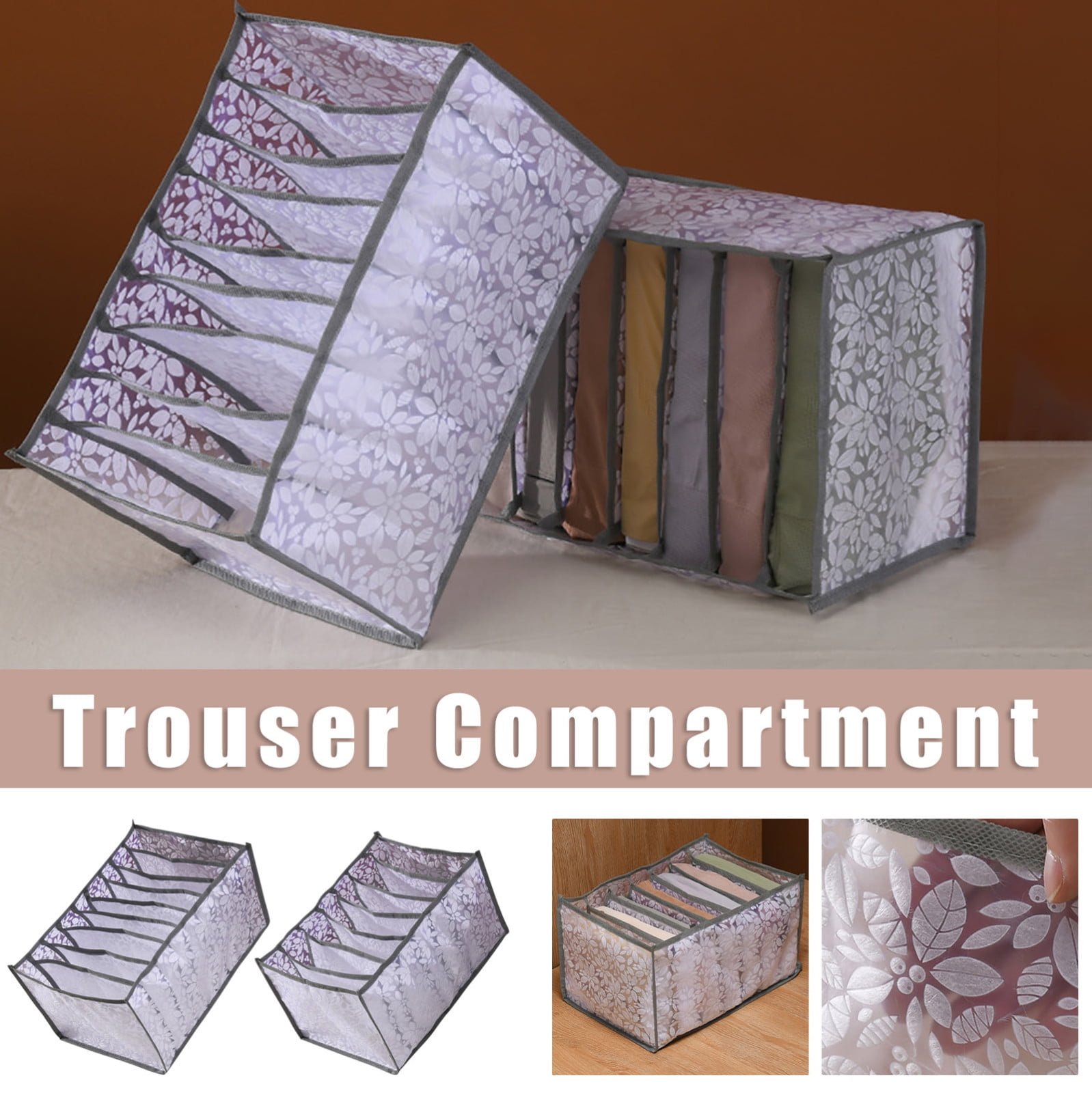 Bundle & Save, Wardrobe Clothes Organizer, Layered Clothing Storage Bag ...