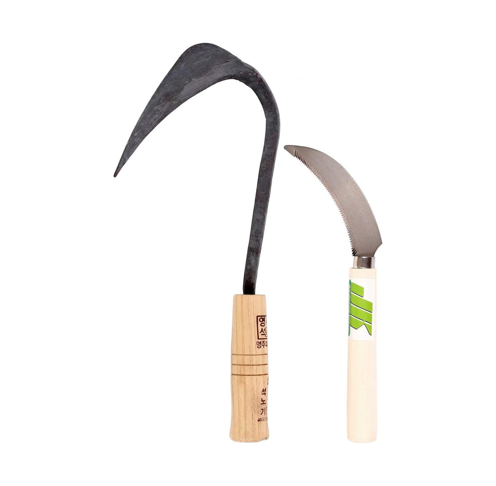 Bundle Set of YoungJu DaeJangGan Original Homi (Hand Plow Hoe) and Saw ...