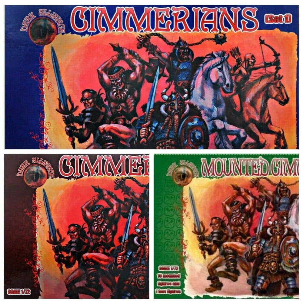 Bundle lot of Alliance Mounted Cimmerians Set 1,2 72027+72028+72029 1/ ...