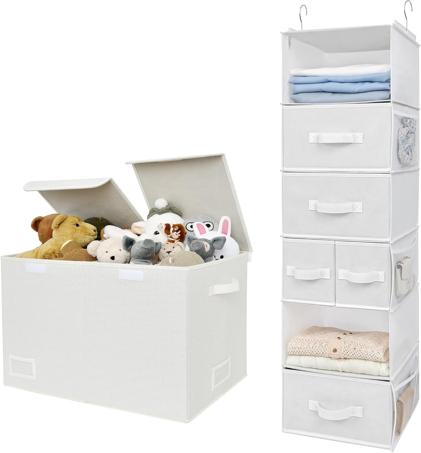 Bundle of 1-Pack Shelf Organizer for Closet & 1-Pack Extra Large ...