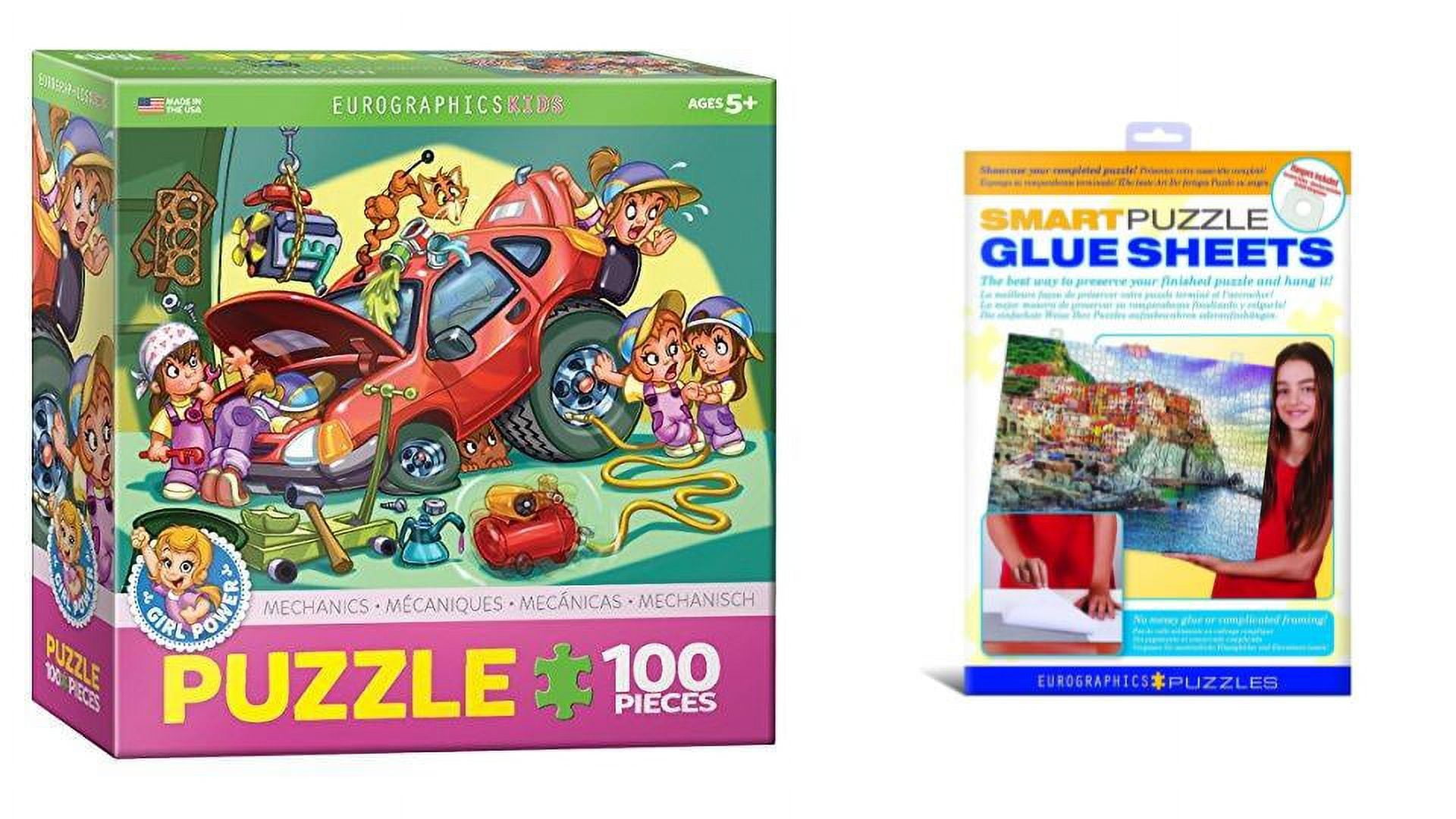 Bundle of 2 |EuroGraphics Girl Power! Mechanics Puzzle (100-Piece ...