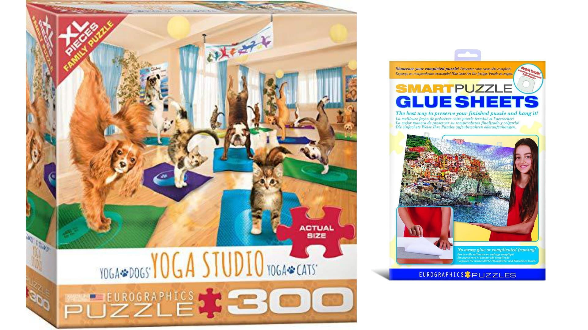 Bundle of 2 |EuroGraphics Yoga Studio 300-Piece Puzzle + Smart Puzzle ...