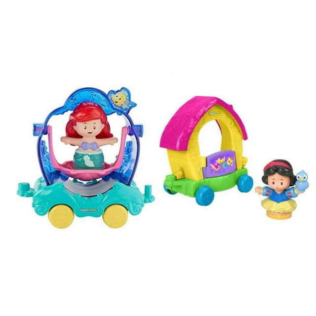 Bundle of 2 |Fisher-Price Little People Disney Princess Parade (Ariel ...