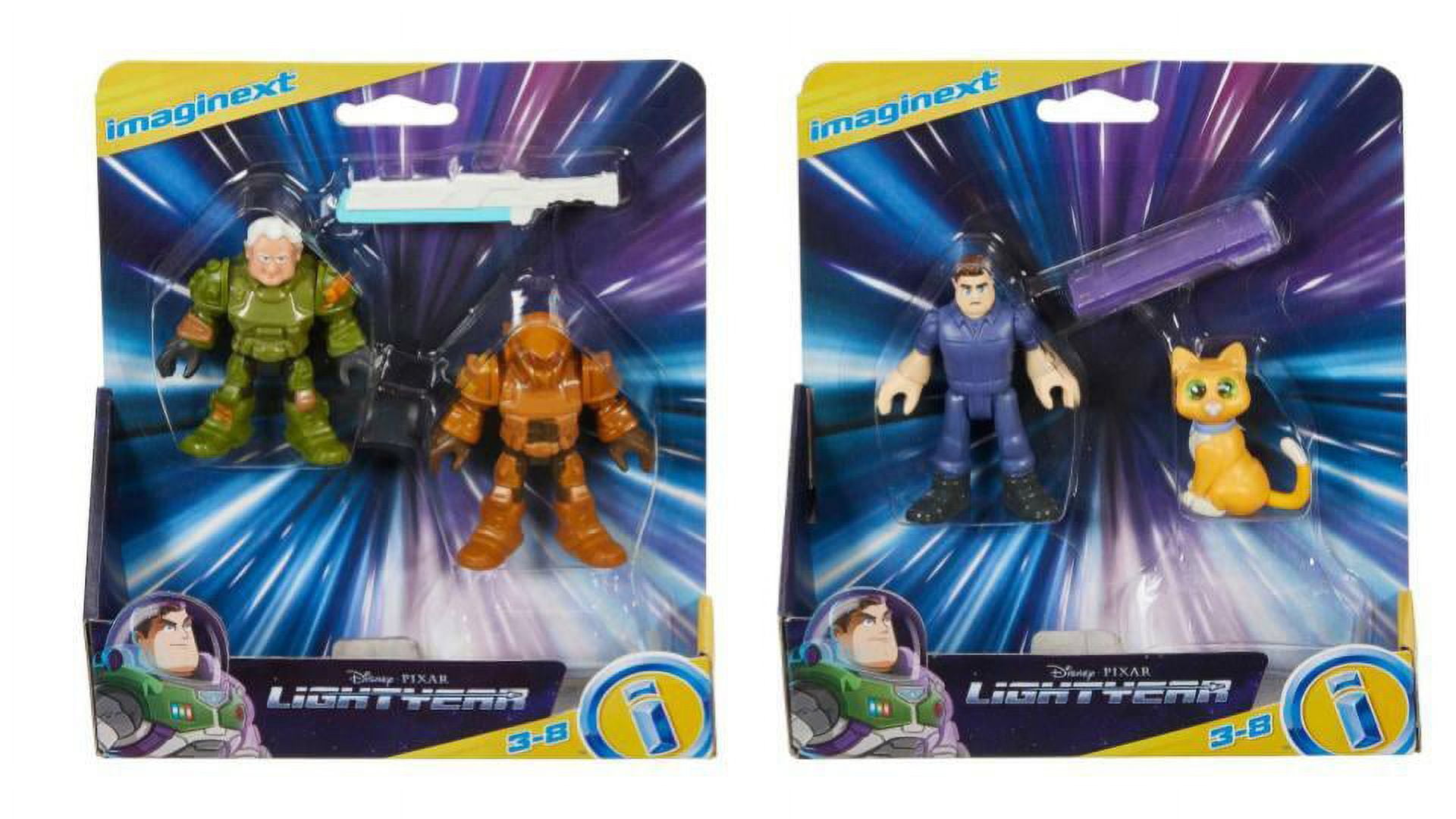 Bundle of 2| Imaginext Disney Pixar Action Figure 2-Pack (Darby Steel ...