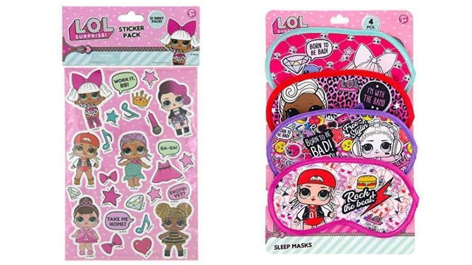 Bundle of 2 |L.O.L. Surprise! Party Favors - (Sticker Pack & Sleep ...