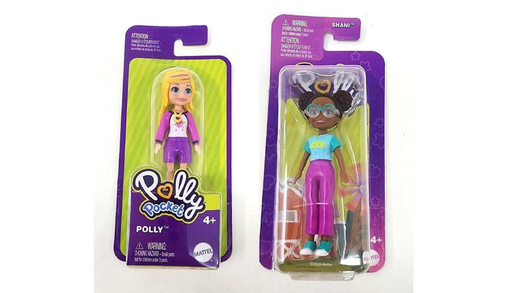 Bundle of 2 | Polly Pocket Impulse 3-inch Doll Collection | HDW45 ...