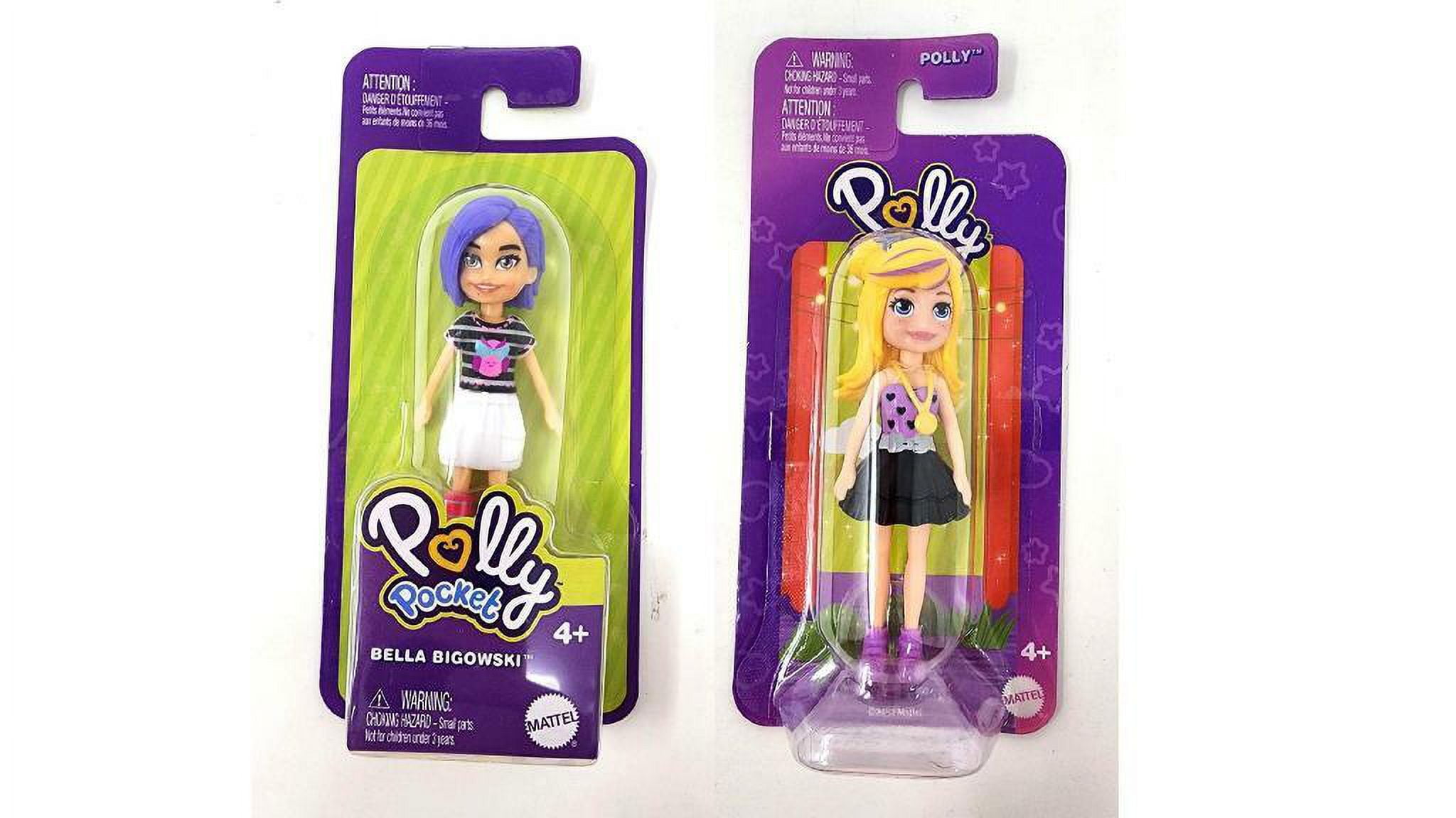 Bundle of 2 | Polly Pocket Impulse 3-inch Doll Collection | HDW48 & HRD57 - Walmart.com