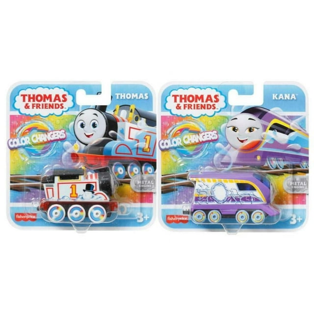 Bundle of 2 | Thomas & Friends Color Changers Metallic Push Along ...