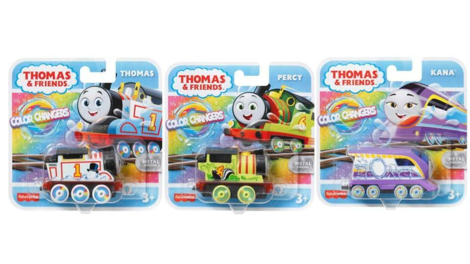 Bundle of 3 | Thomas & Friends Color Changers Metallic Push Along ...