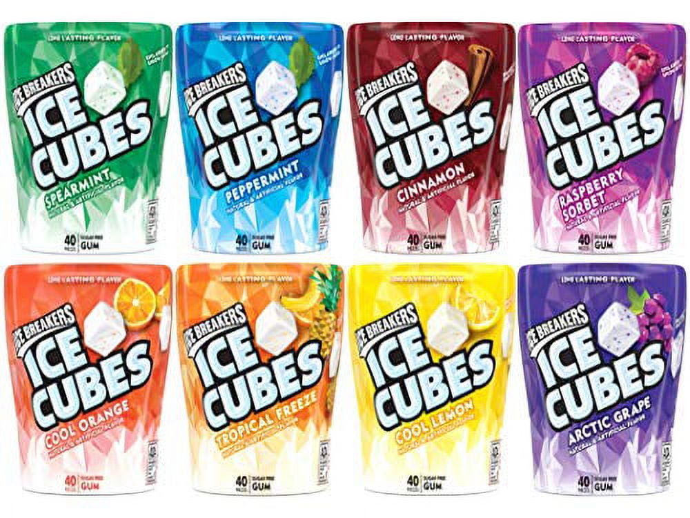 Bundle of Assorted Ice Breakers Gum Ice Cubes (8 Pack) - Walmart.com