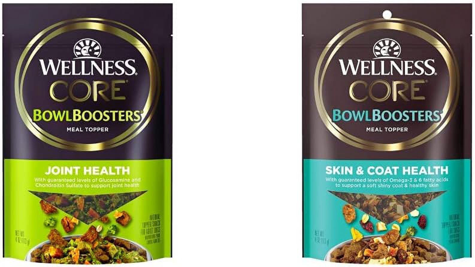 Bundle of Wellness CORE Bowl Boosters Joint Health & Skin & Caot Dog ...