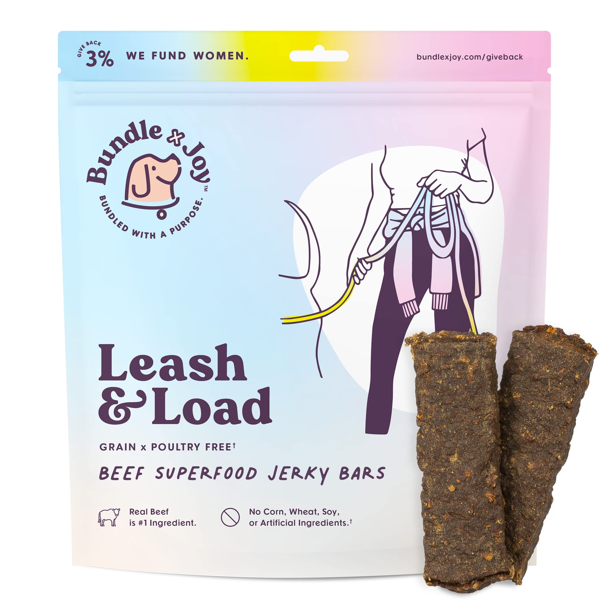 Bundle x Joy Leash & HYZ01 Load Dog Treats Snack Bars, 16 oz Bag, Puppy ...