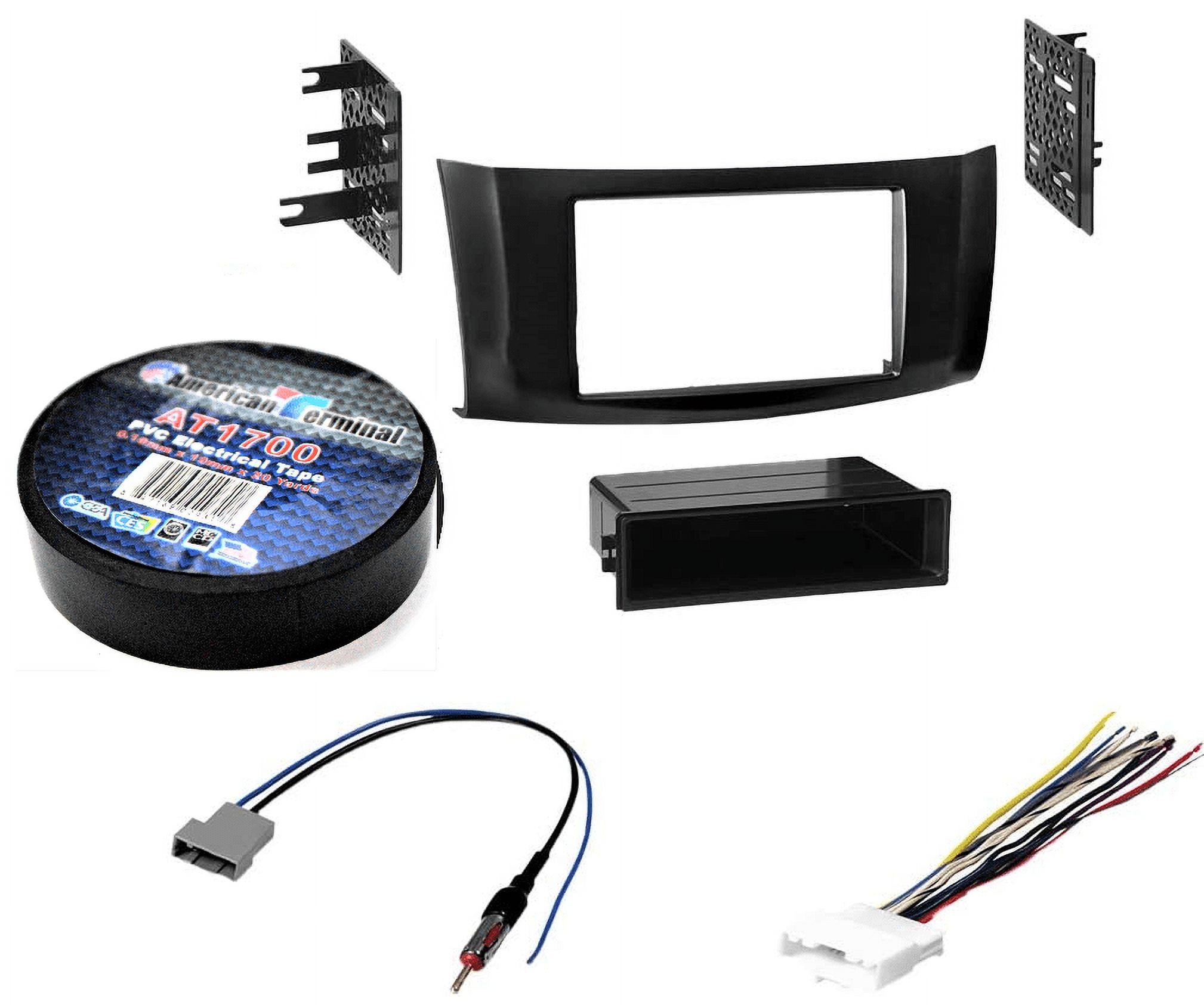 AT Bundle115 Car Stereo Installation Kit Compatible with Nissan Sentra ...