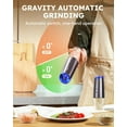 Bundled Gravity Electric Salt and Pepper Grinder Set RECHARGEABLE ...
