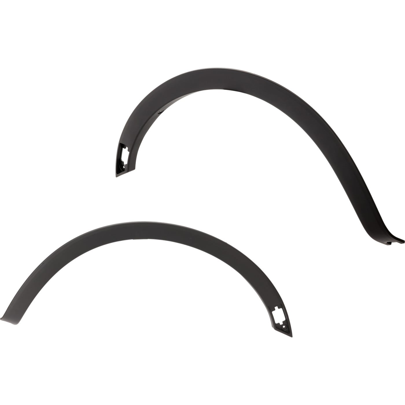 Bundled Set of 2 Fender Flares Moulding Trim Wheel Opening Molding Black Left & Right OE Style ...