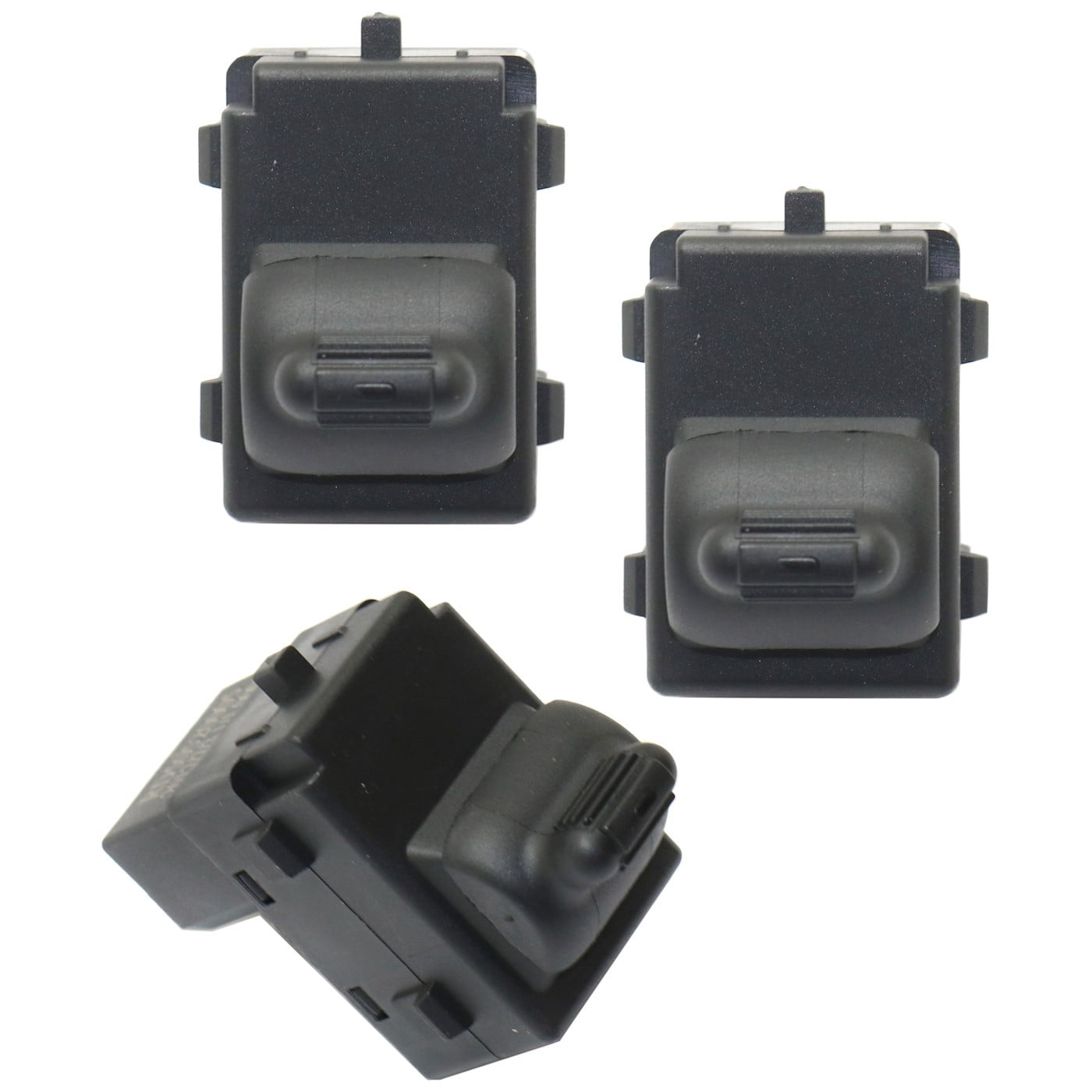Bundled Set of 3 Black 1 Button Power Window Switches for Ram for Truck ...