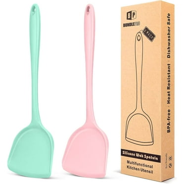 LNJBABAO 10 Piece Silicone Spatula Set Egg Beater Scraper Spoonula ...