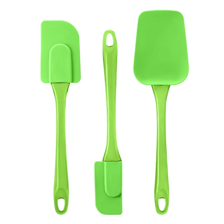 Green silicone spatula store
