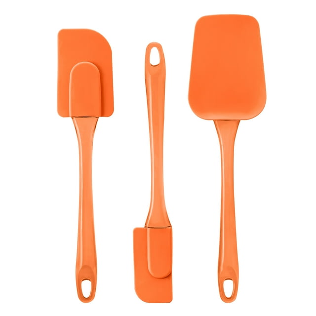 Bundlepro 3 Pack Small Silicone Spatula Set,Non-Stick Flexible Rubber ...