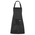 Bundlepro Kitchen Chef Apron, Adjustable Lightweight Bib Apron with 2 ...