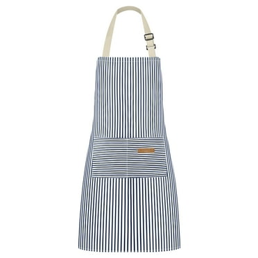 Bluelans Kitchen Apron with Adjustable Neck Strap Pockets Water ...