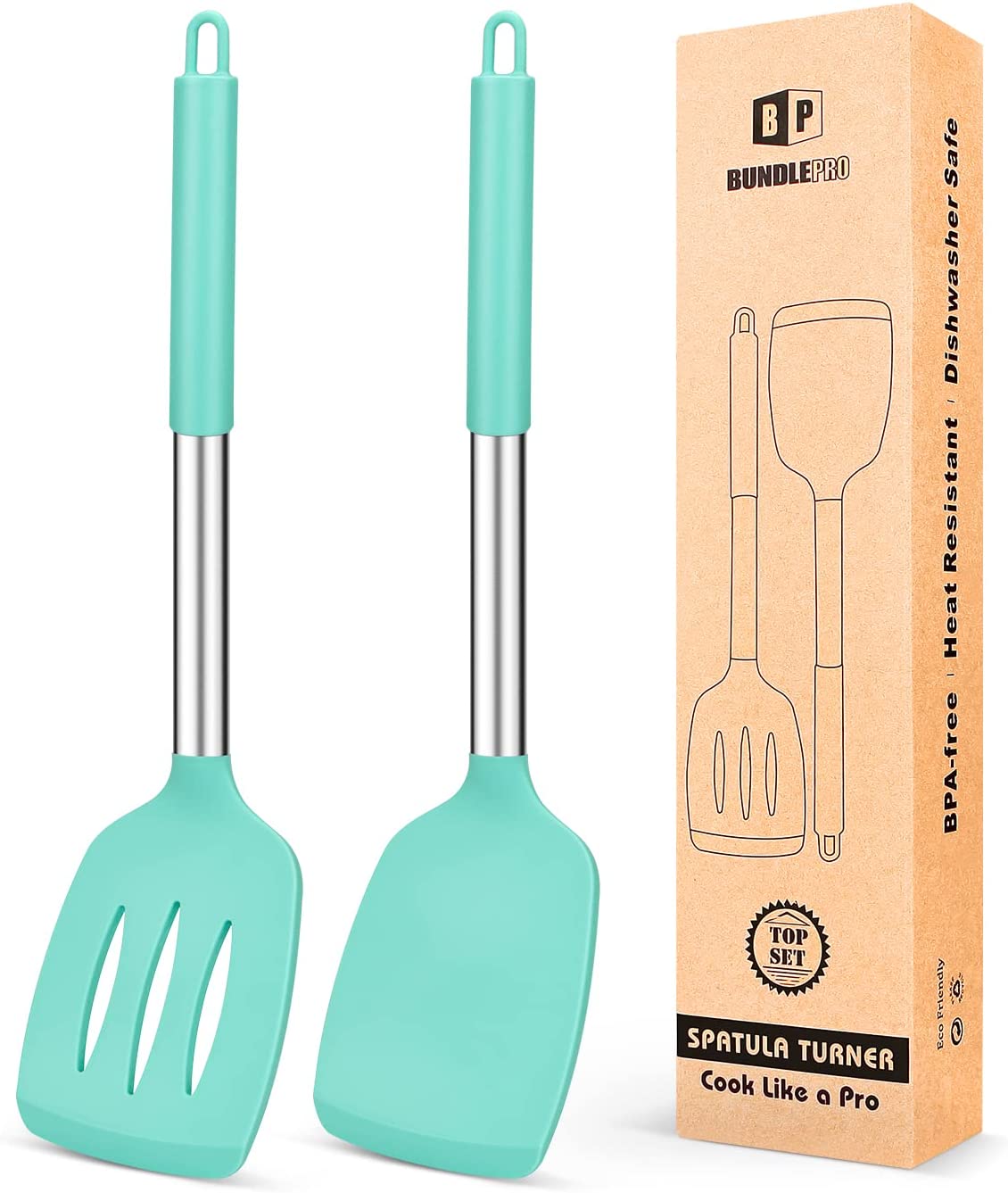 Good Cook Classic Set of 2 Silicone Spatulas - Walmart.com