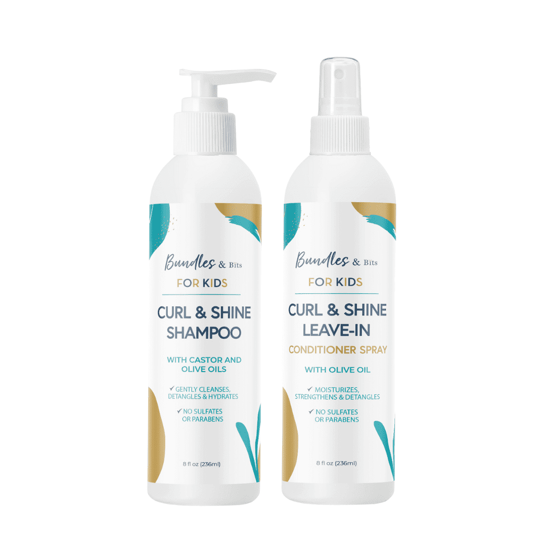 Bundles & Bits Kids Shampoo and Leave-In Conditioner Spray - Walmart.com