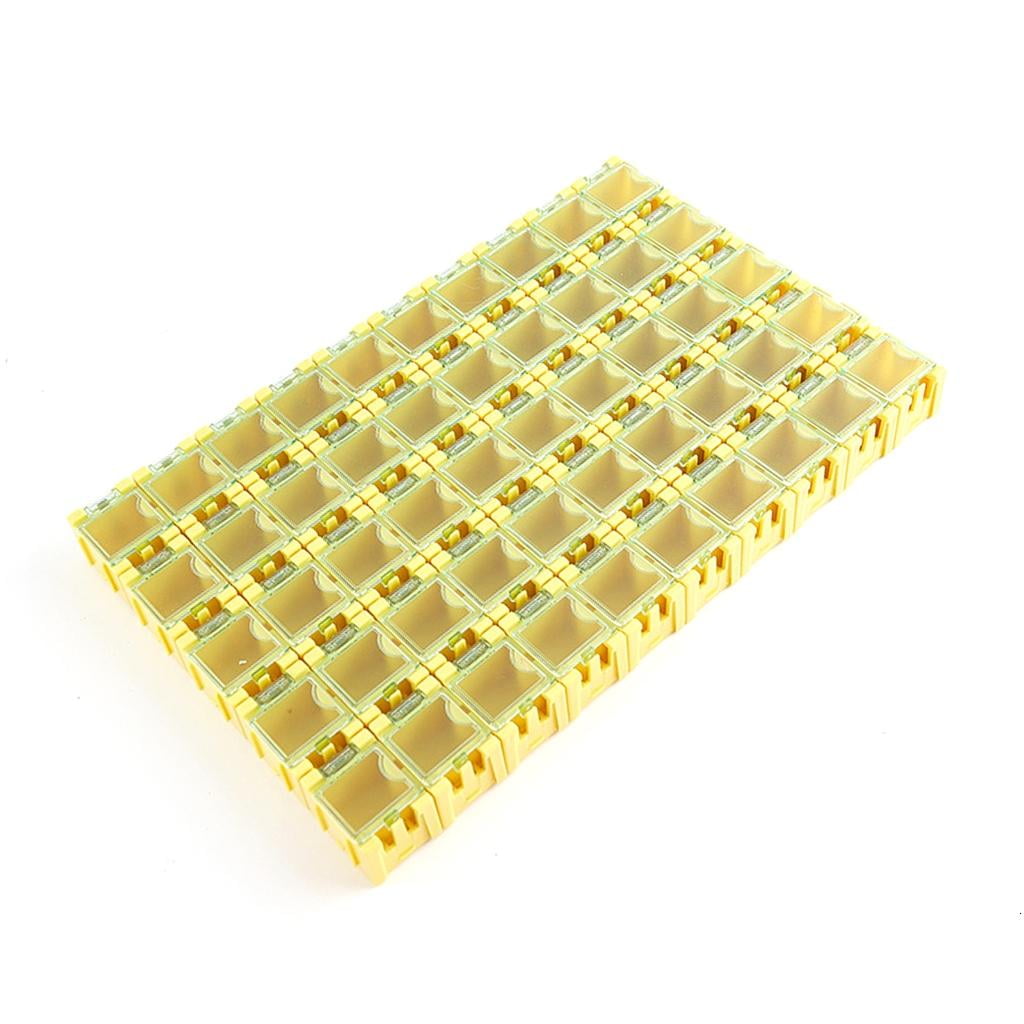 Bundles Of 50 Dustproof Plastic Storage Boxes For Parts Resistors DIY ...