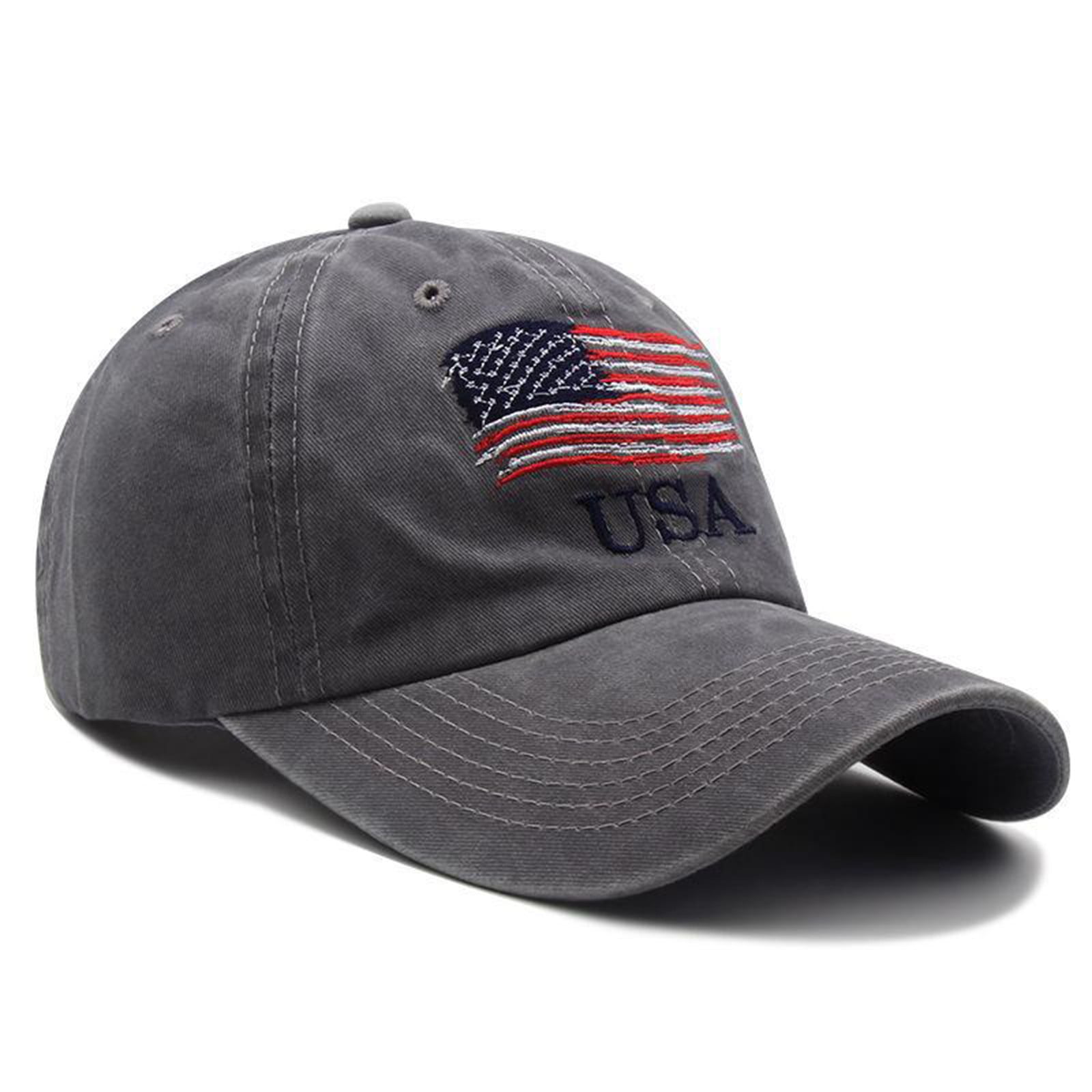 Bunenne Baseball Cap American Flag Hat Trucker Hat Baseball Cap ...