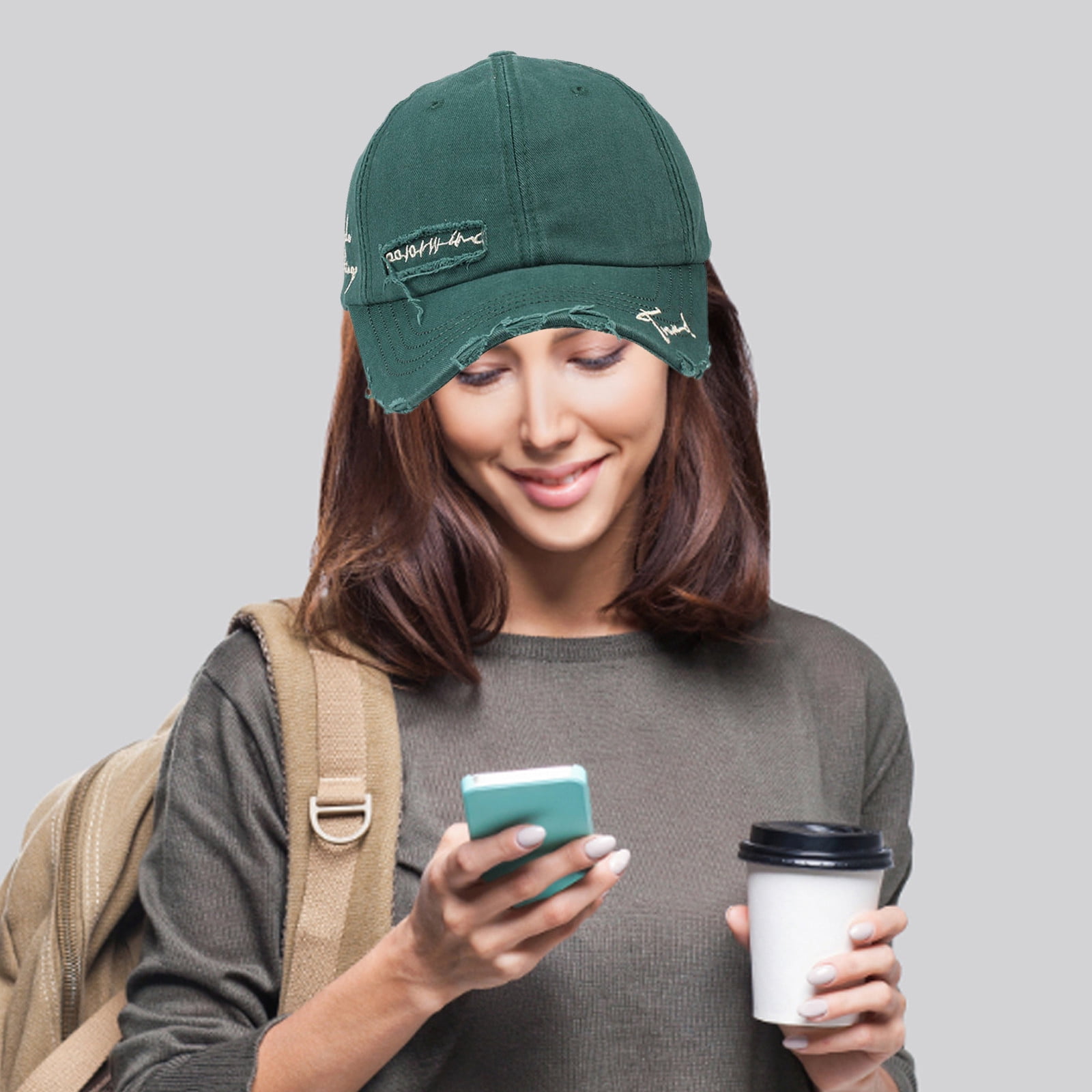 Bunenne Baseball Cap Sun Hats for Women Trucker Hat Corduroy Baseball Cap for Men Womens Sports ...