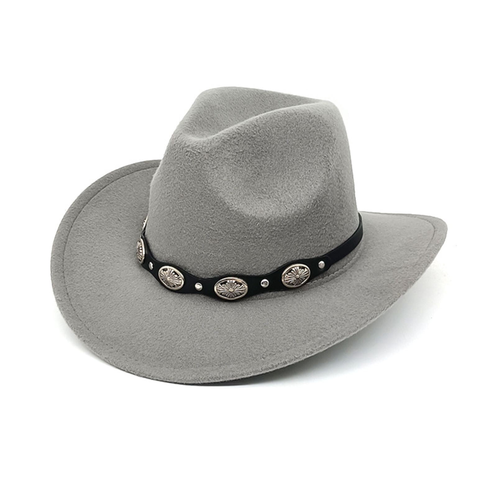 Bunenne Cowboy Hat Sun Hat Cowgirl Hat Fashion Fedora Fedoras Men Wide ...