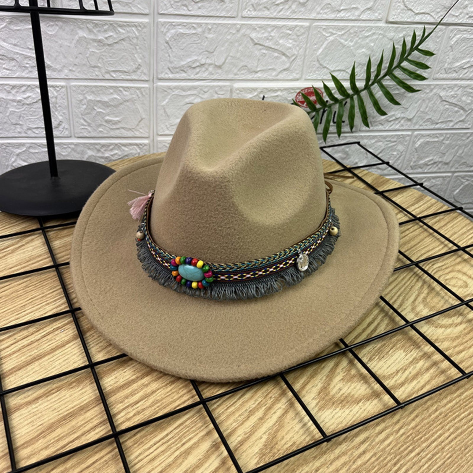 Bunenne Fedora Hats for Men Sun Hats Beach Hat Fashionable Fedora ...