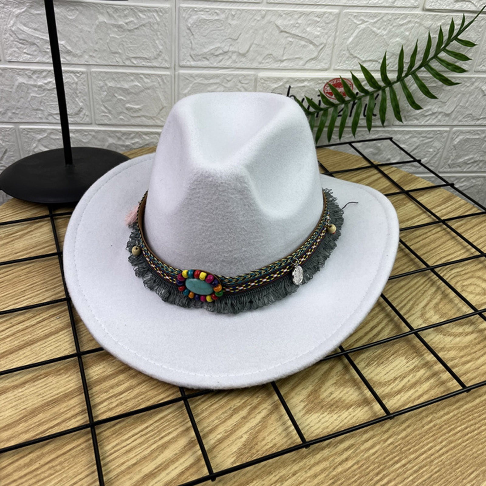 Bunenne Fedora Hats for Men Sun Hats Beach Hat Fashionable Fedora ...