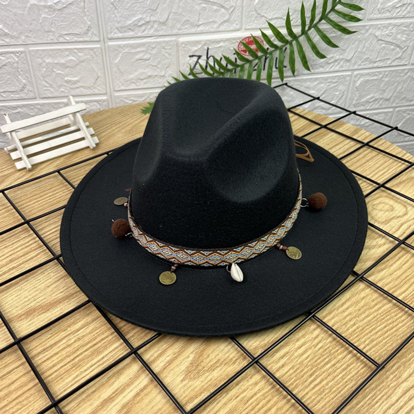 Bunenne Fedora Hats for Men Sun Hats Beach Hat Fashionable Fedora ...