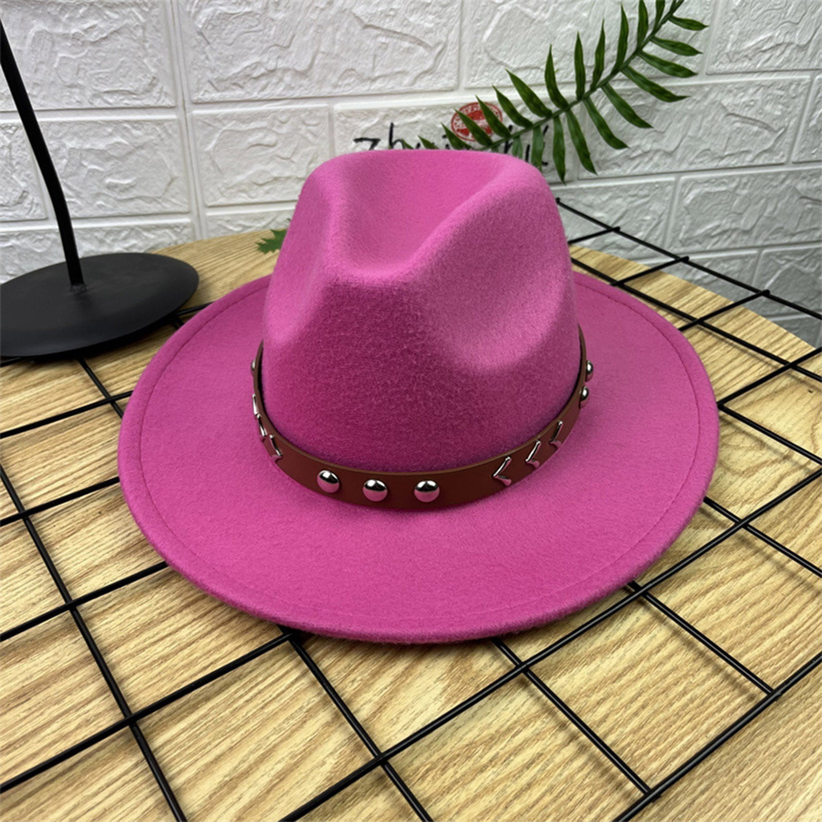 Bunenne Fedora Hats for Women Panama Hats Party Hats Fashionable Fedora ...