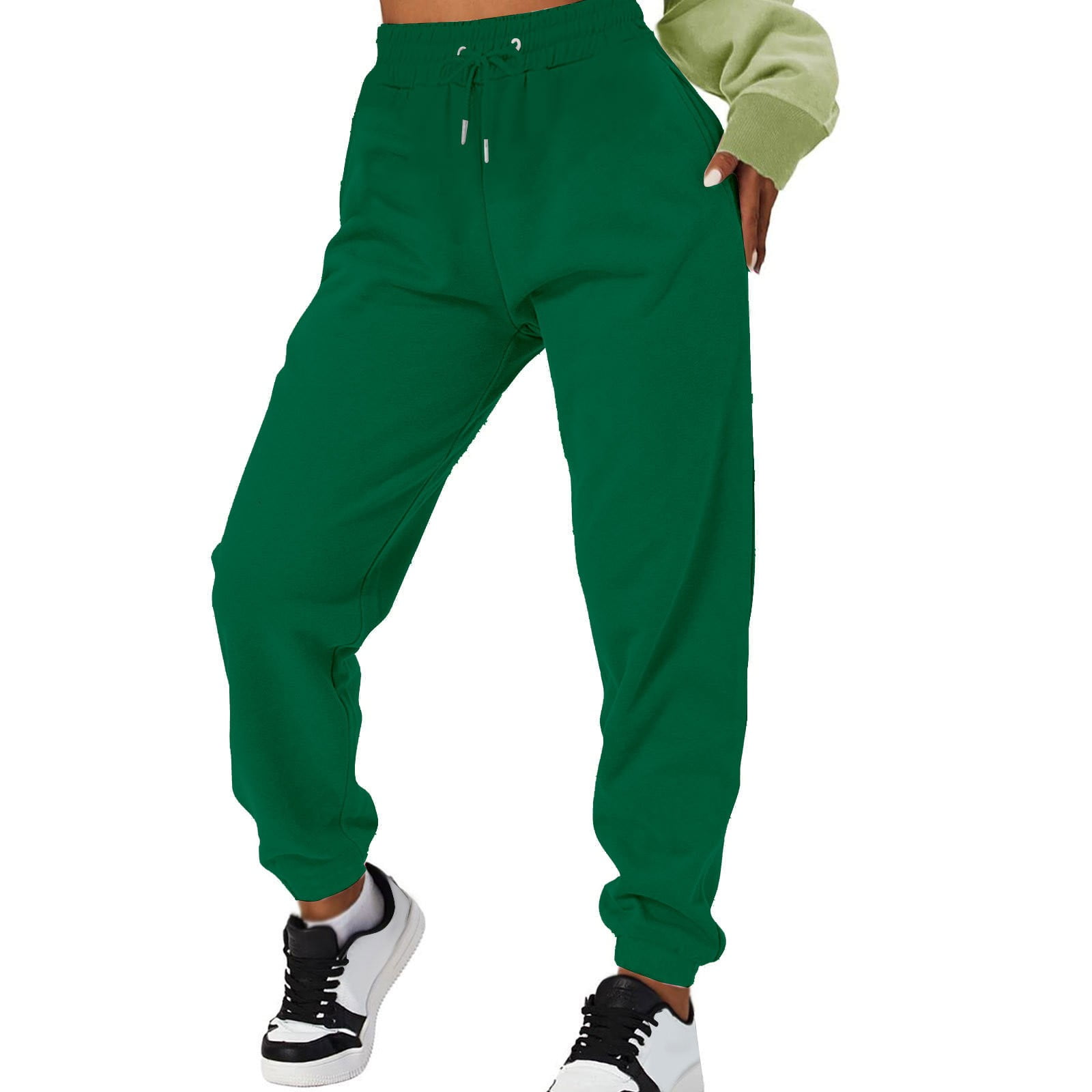 Bunenne Womens Sweatpants Loose Workout Pants Women's Casual Solid ...