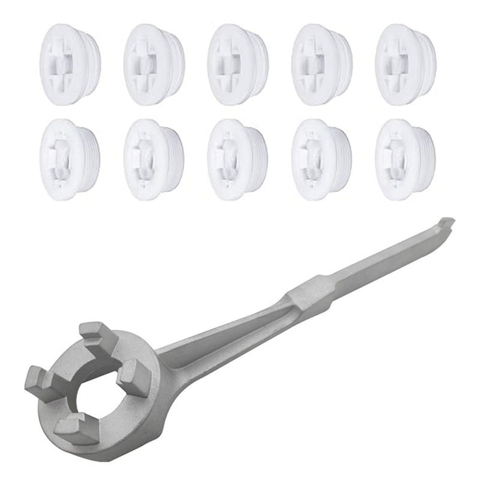 Bung Caps Includes 10 Thread Caps Drum Bung Hole Cap with Drum Wrench ...