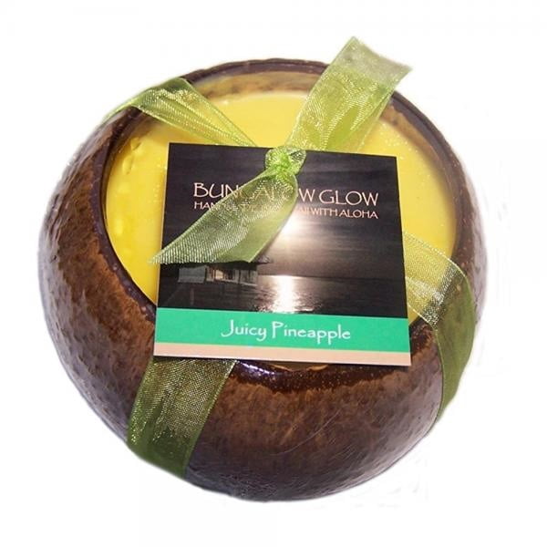 Bungalow Glow Large Coconut Shell Candle | Bubble Shack Hawaii ...