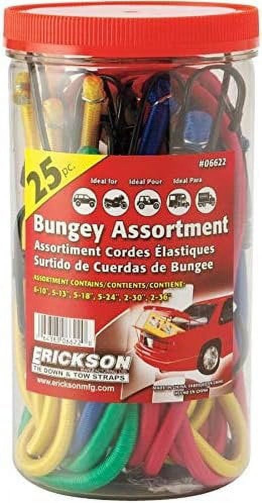 Bungee Cords - Assorted Sizes + Colours, 25 Pieces - Walmart.com