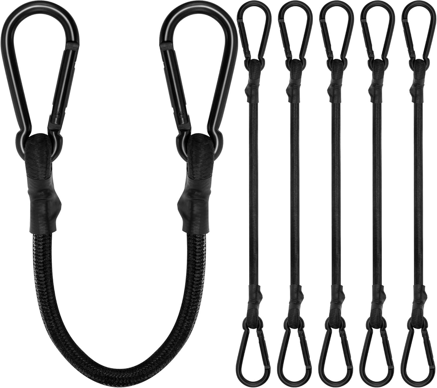 Bungee Cords with Hooks, 12 Inch Long Heavy Duty Bungee Cords with ...