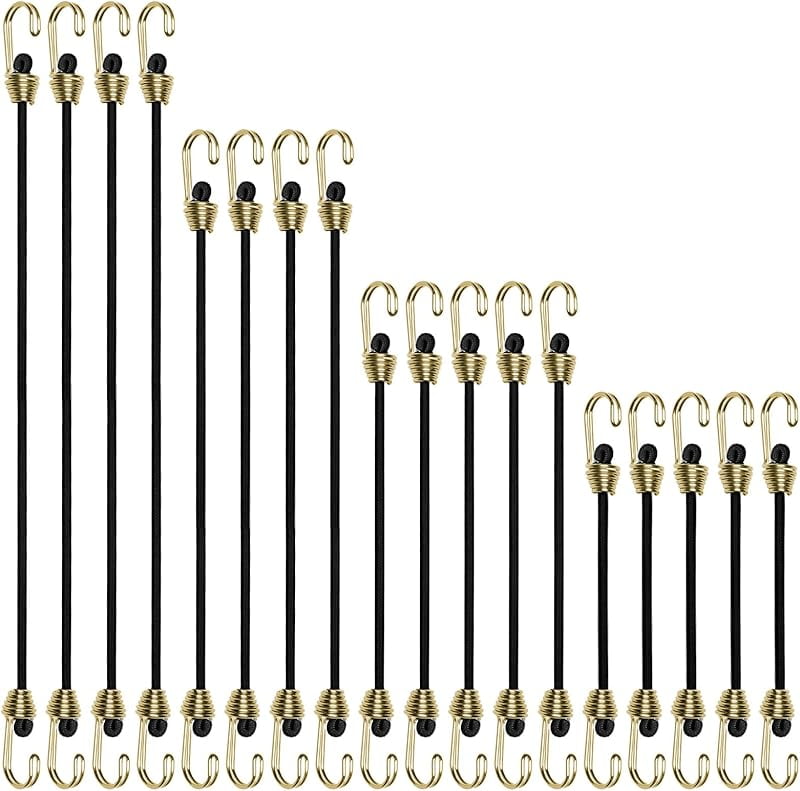 Bungee Cords with Hooks 8 Pack Bungee Cord Includes 12 inches, 18 ...