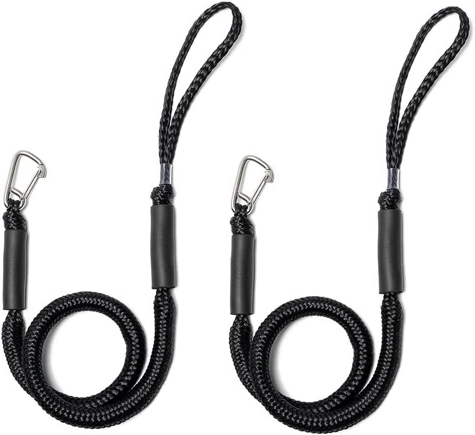 Bungee Dock Line with Stainless Steel Clip Boat Rope Mooring String ...