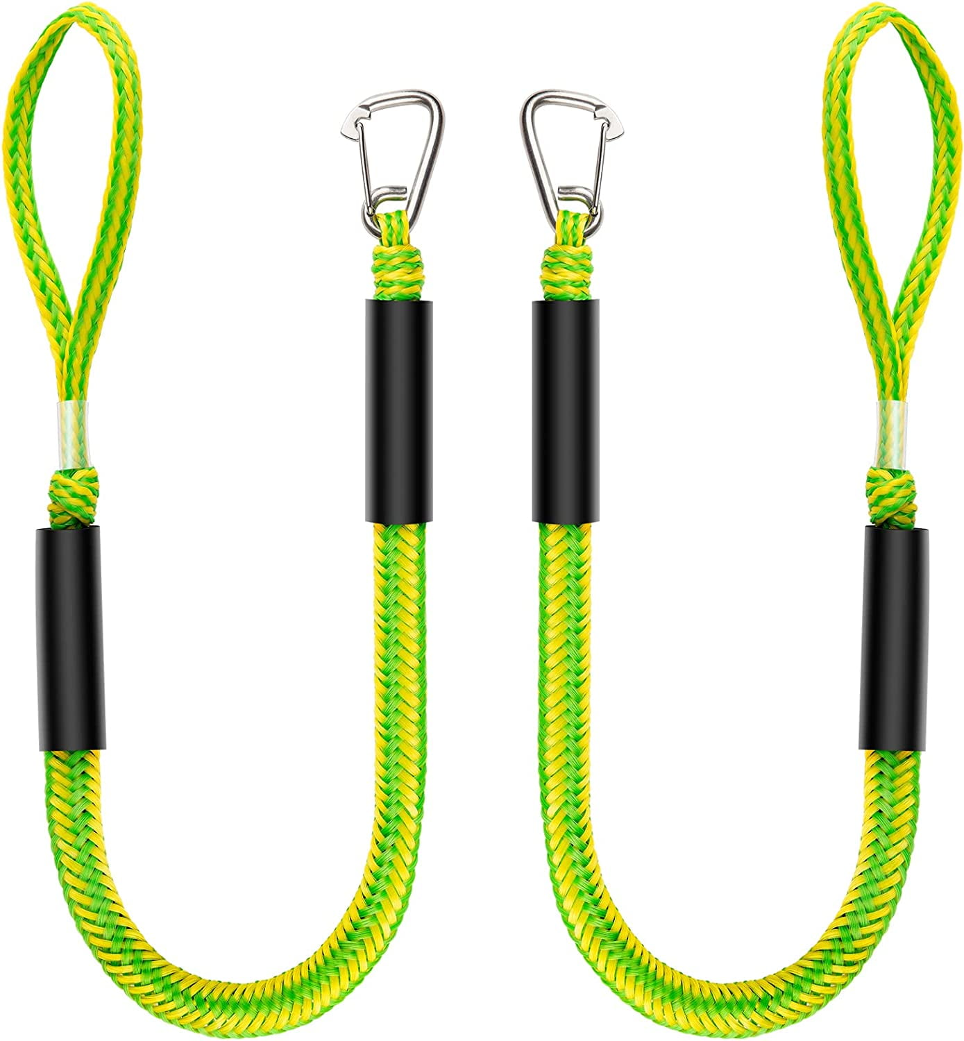 Bungee Dock Lines - Quick and Easy Dock Rope for Jet Ski, PWC, Seadoo, WaveRunner, Pontoon, Bass ...