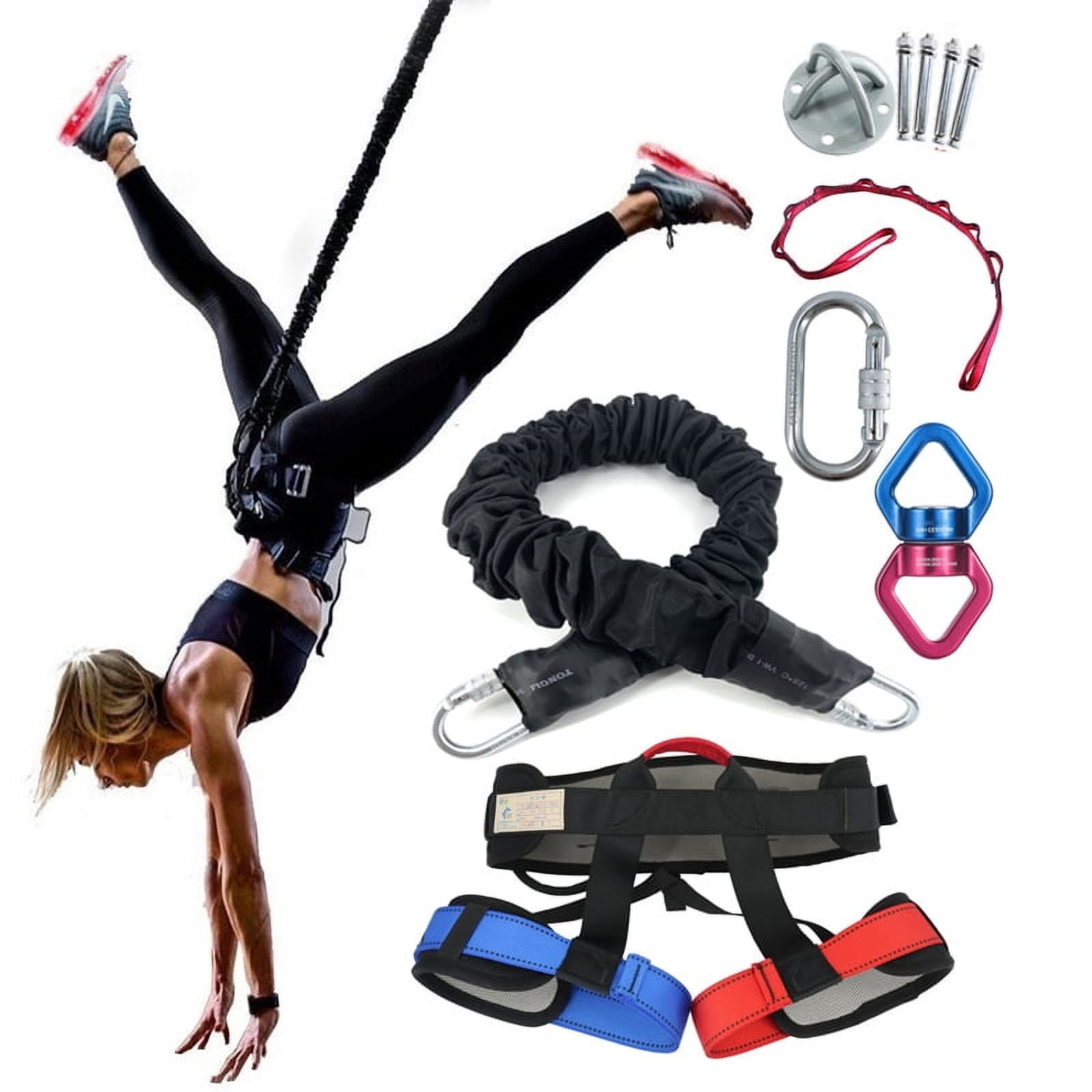 Bungee Fitness Equipment Set Casual Latex Cord Resistance Bands Dance ...