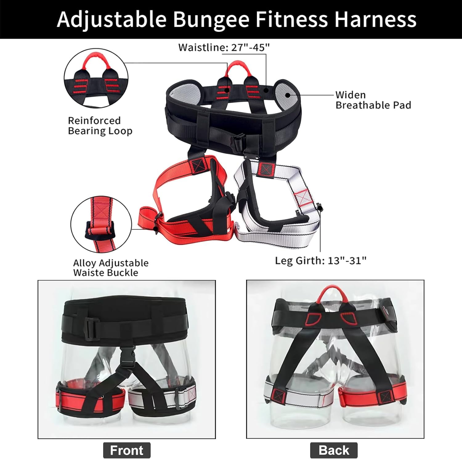 Bungee Fitness Set Yoga Bungee Cord Rope Resistance Air Dance Rope ...